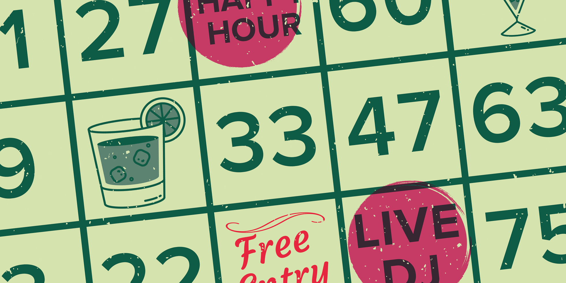 Cocktails and Bingo - Rich Mix